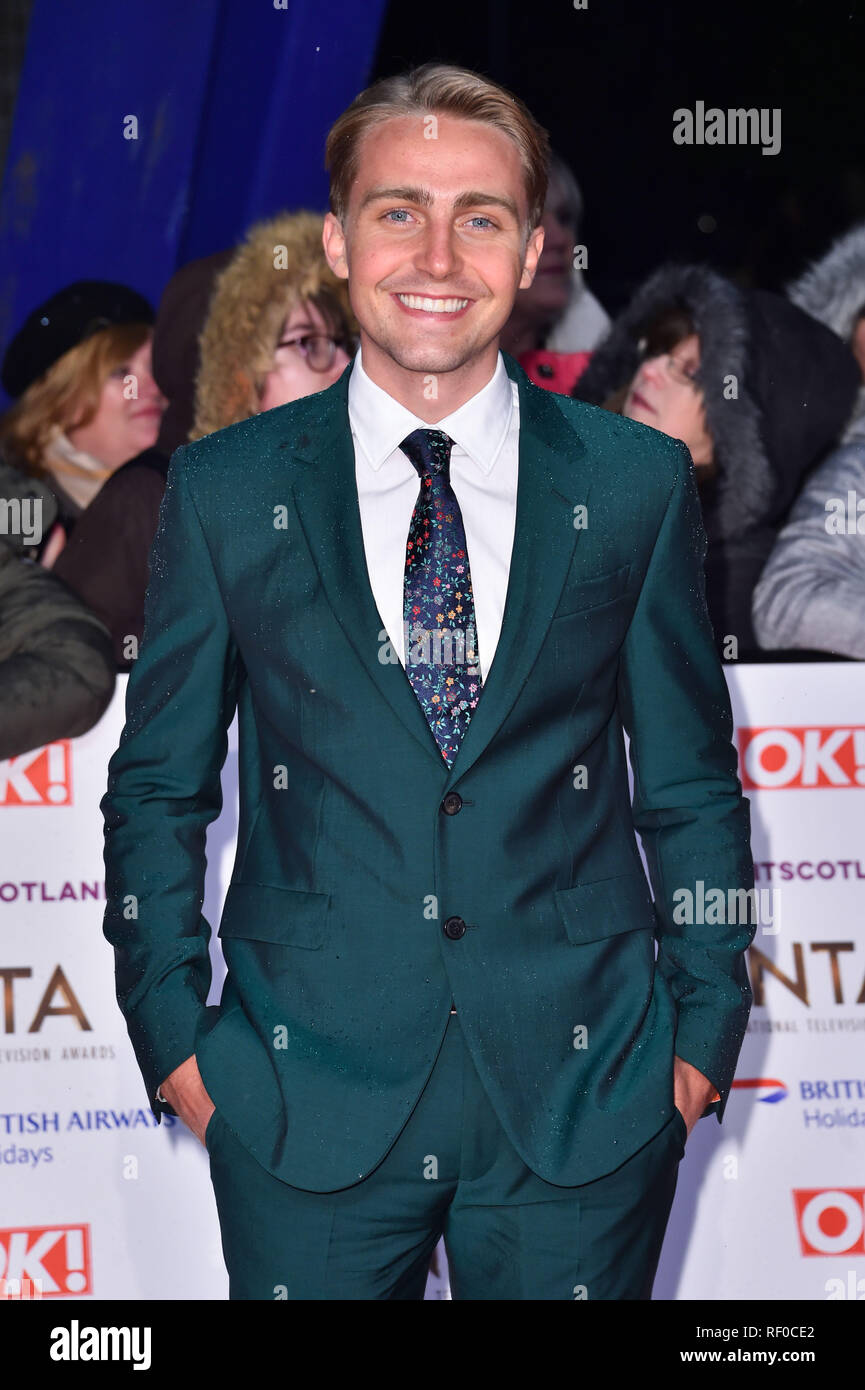 Barney Walsh attending the National Television Awards 2019 held at the ...