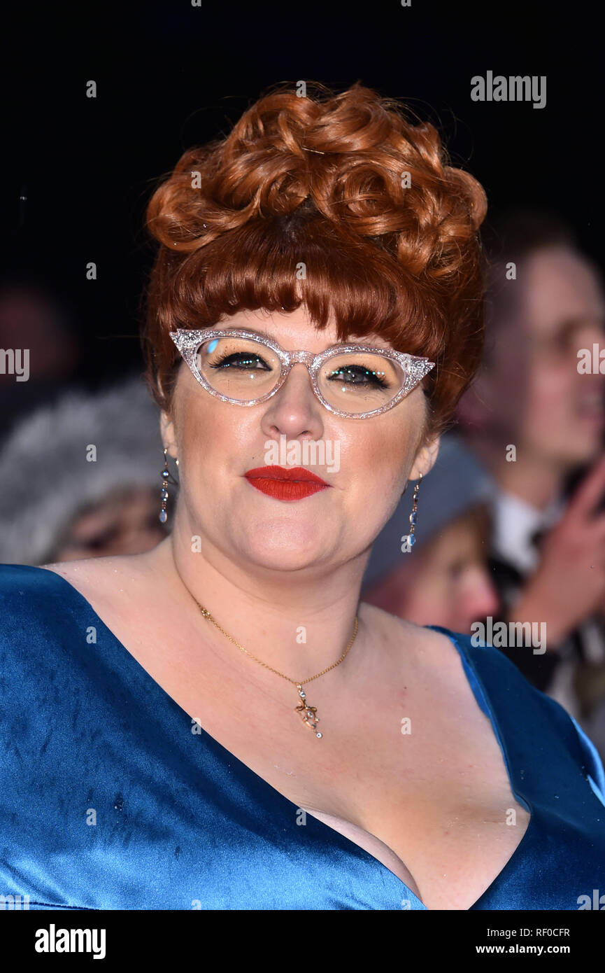 Jenny Ryan attending the National Television Awards 2019 held at the O2 ...