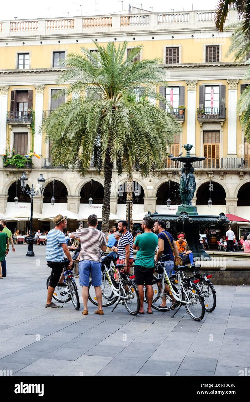 Placa Reial Barcelona Stock Photo - Alamy