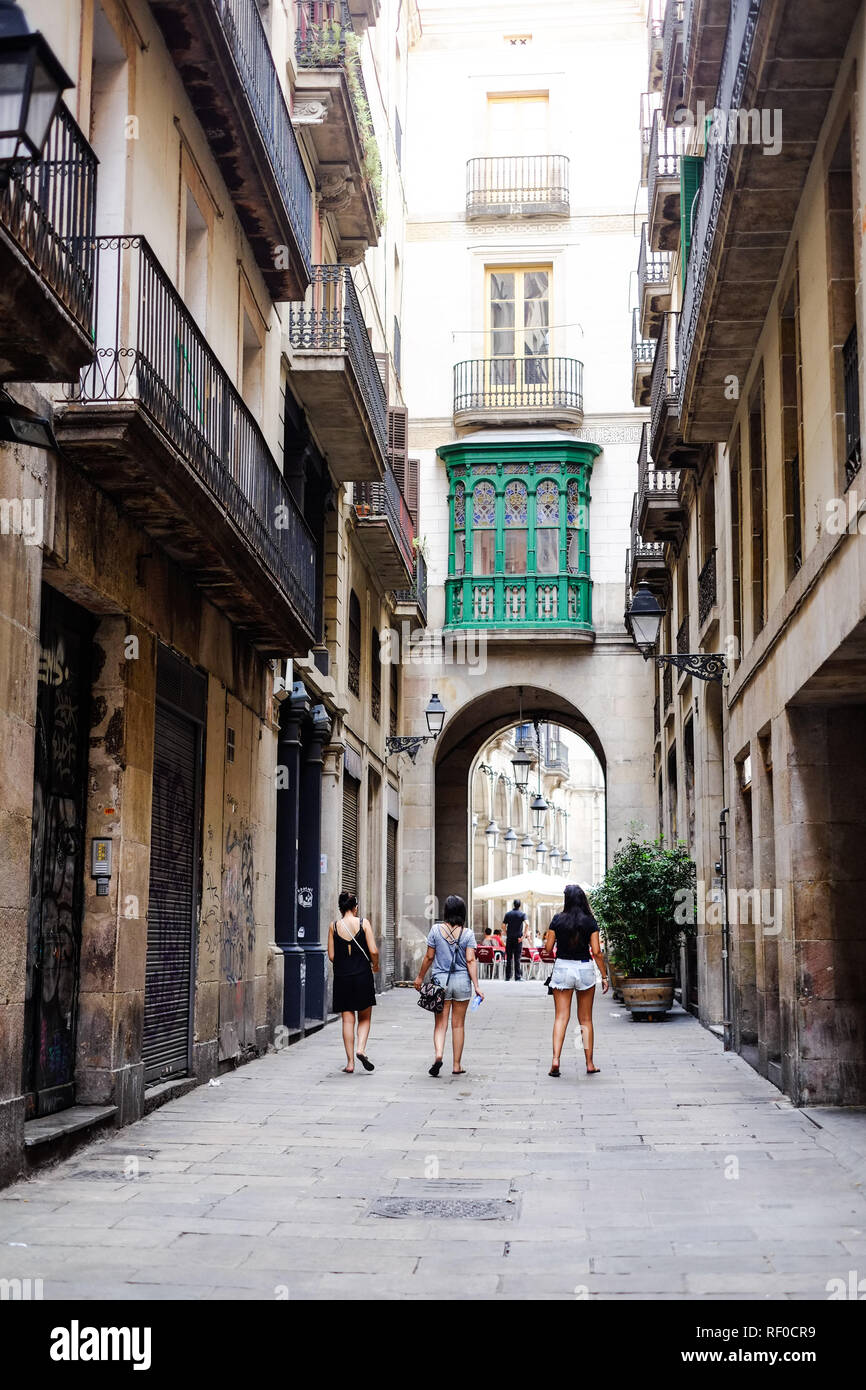 Placa Reial Barcelona Stock Photo - Alamy