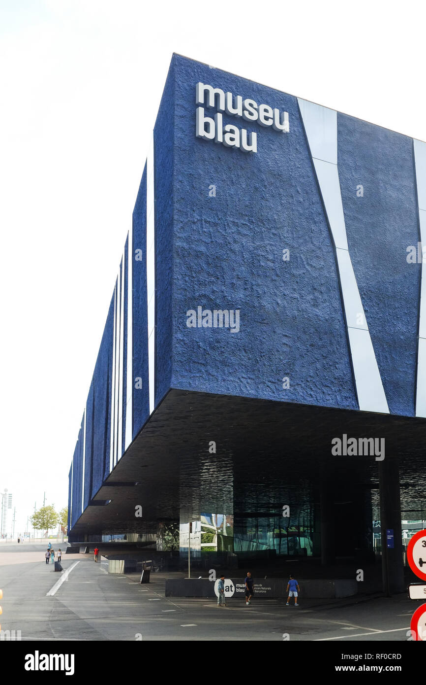 The Museu Blau or Museu de les Ciències Naturals, the Natural History ...