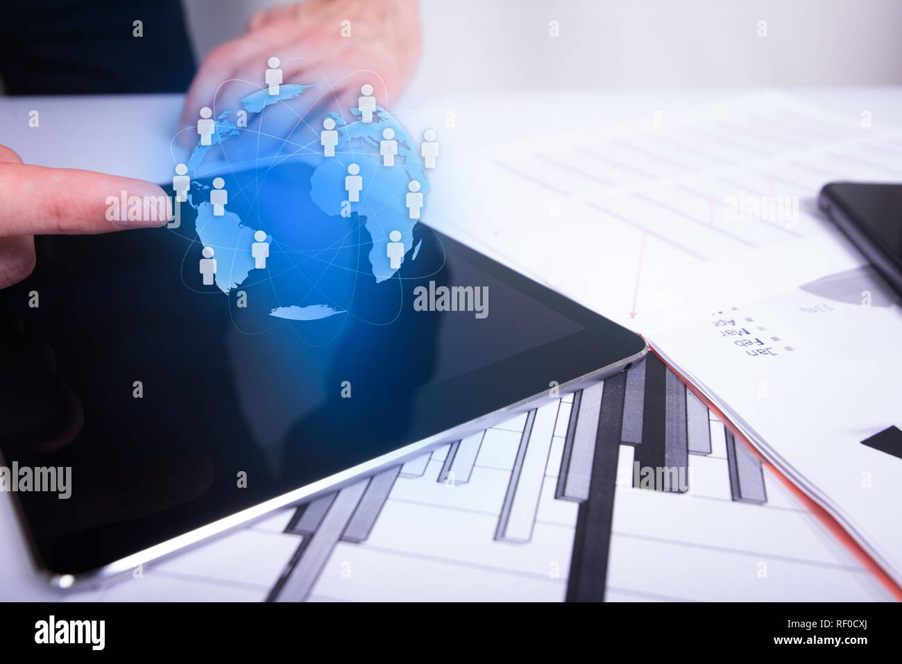 Global network and data exchanges concept hi-res stock photography and ...