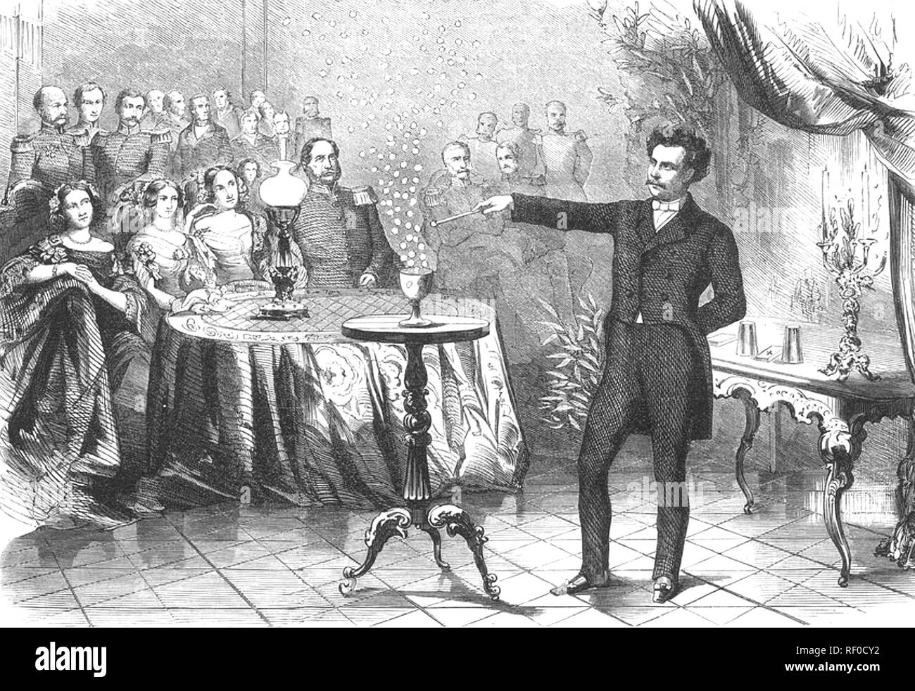 EUGENE BOSCO (1823-1891) Italian magician Stock Photo - Alamy