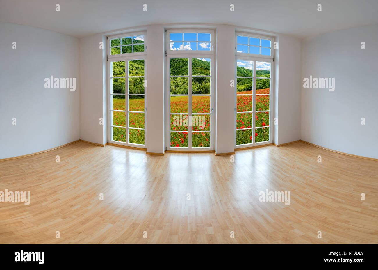 Empty office building through window hi-res stock photography and ...