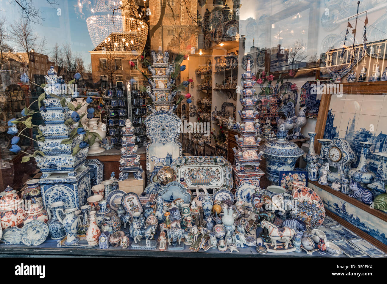 Amsterdam, Netherlands Delftware Stock Photo - Alamy