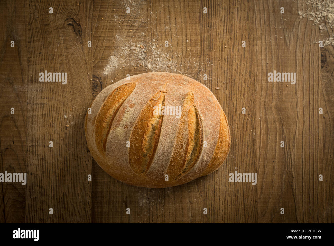 Bread top view Stock Photo - Alamy