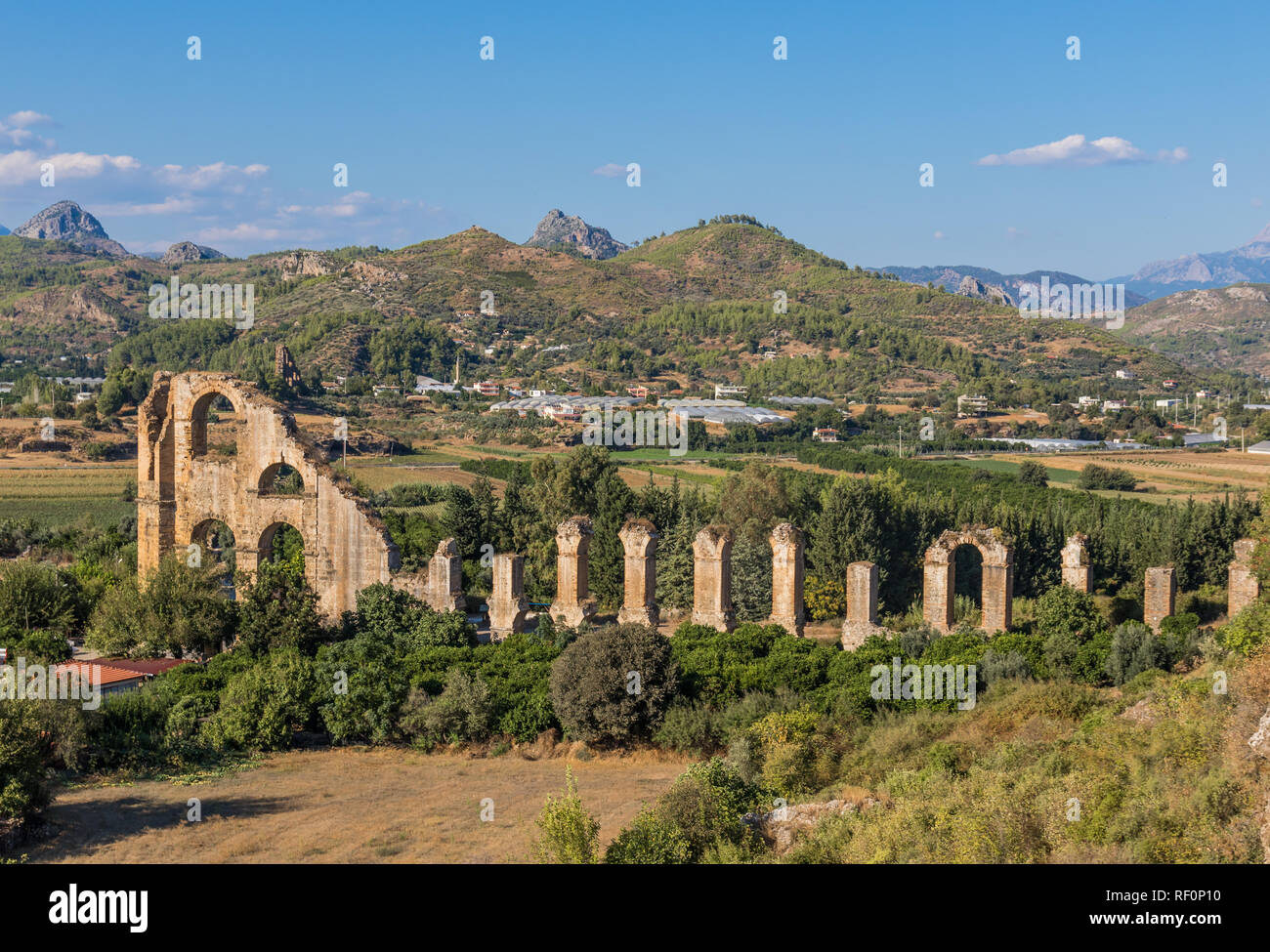 Aspendos, Turkey - displaying a well preserved Roman theatre in the ...