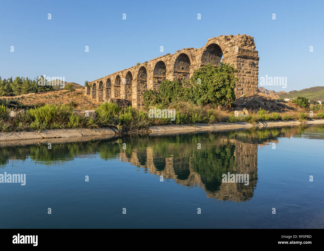 Aspendos, Turkey - displaying a well preserved Roman theatre in the ...