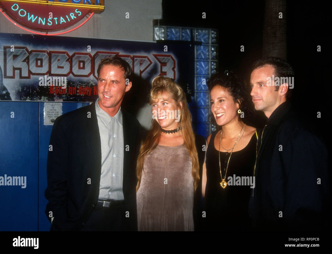 HOLLYWOOD, CA - OCTOBER 26: Actor Robert John Burke and wife and guests ...