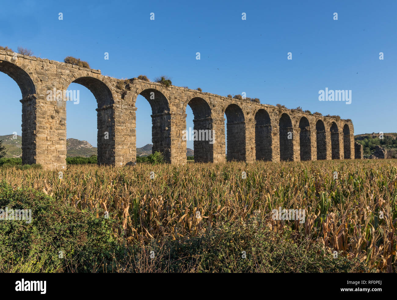 Aspendos, Turkey - displaying a well preserved Roman theatre in the ...
