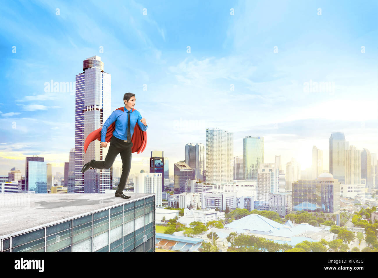 Professional suit superhero hi-res stock photography and images - Alamy