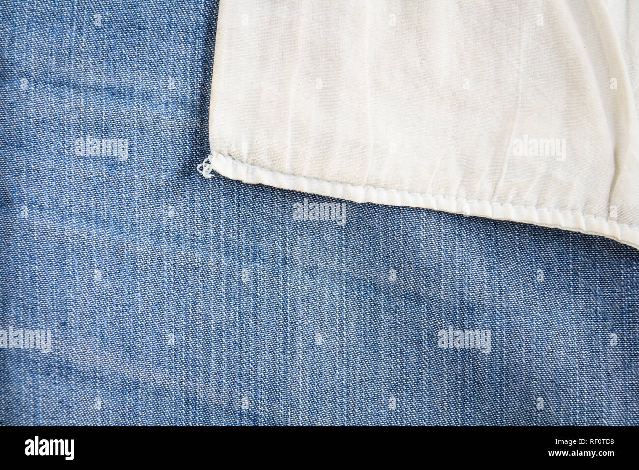 Blue denim background of rough cloth Stock Photo - Alamy