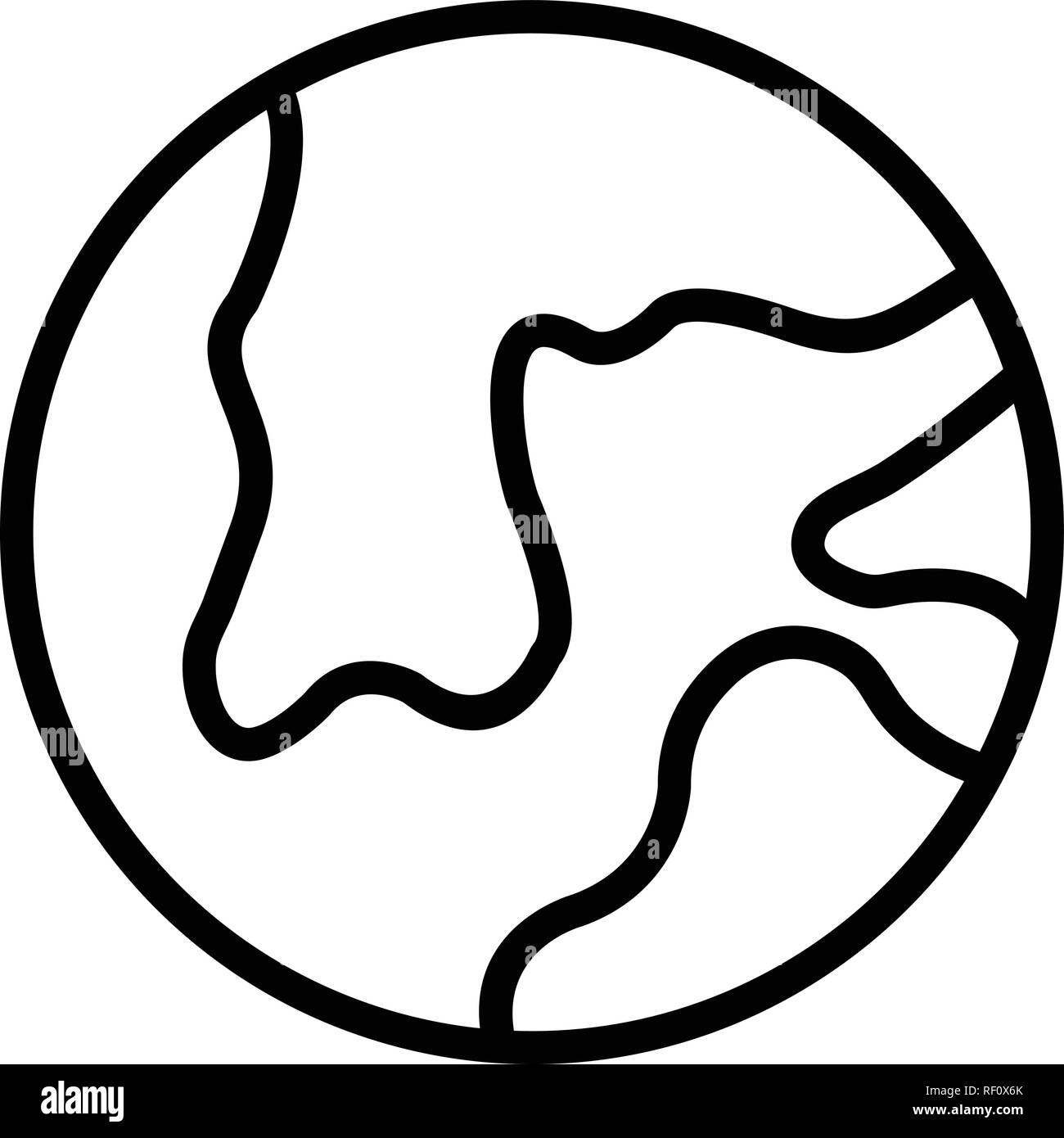 Earth Vector Icon Sign Icon Vector Illustration For Personal And ...