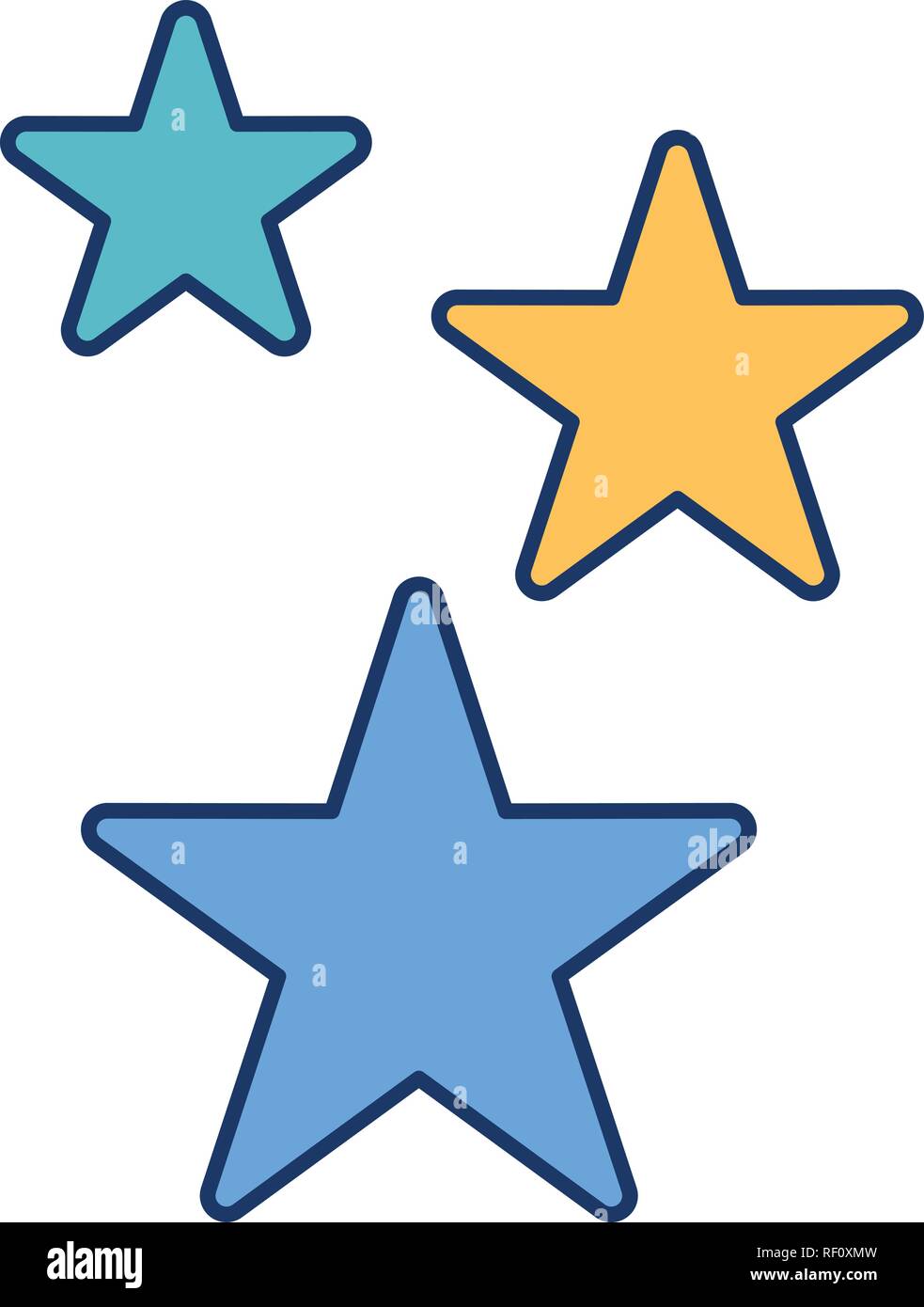 Stars Vector Icon Sign Icon Vector Illustration For Personal And ...