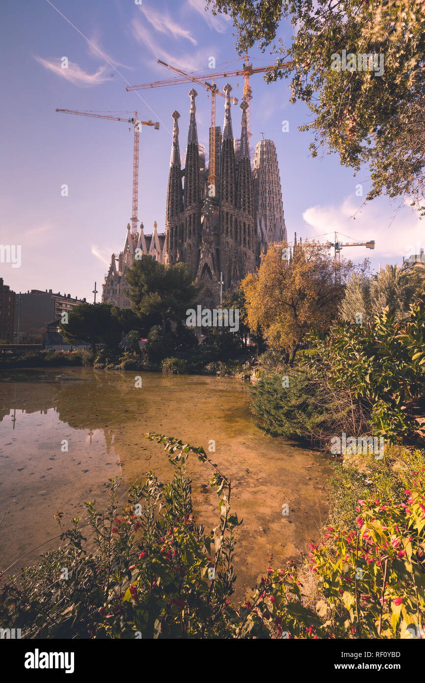 "Sagrada Familia" temple at Barcelona, Catalunya Stock Photo - Alamy
