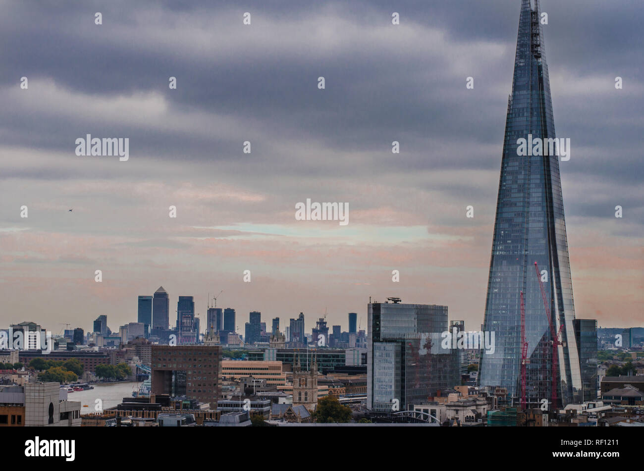 Panoramic skyline london shard hi-res stock photography and images - Alamy