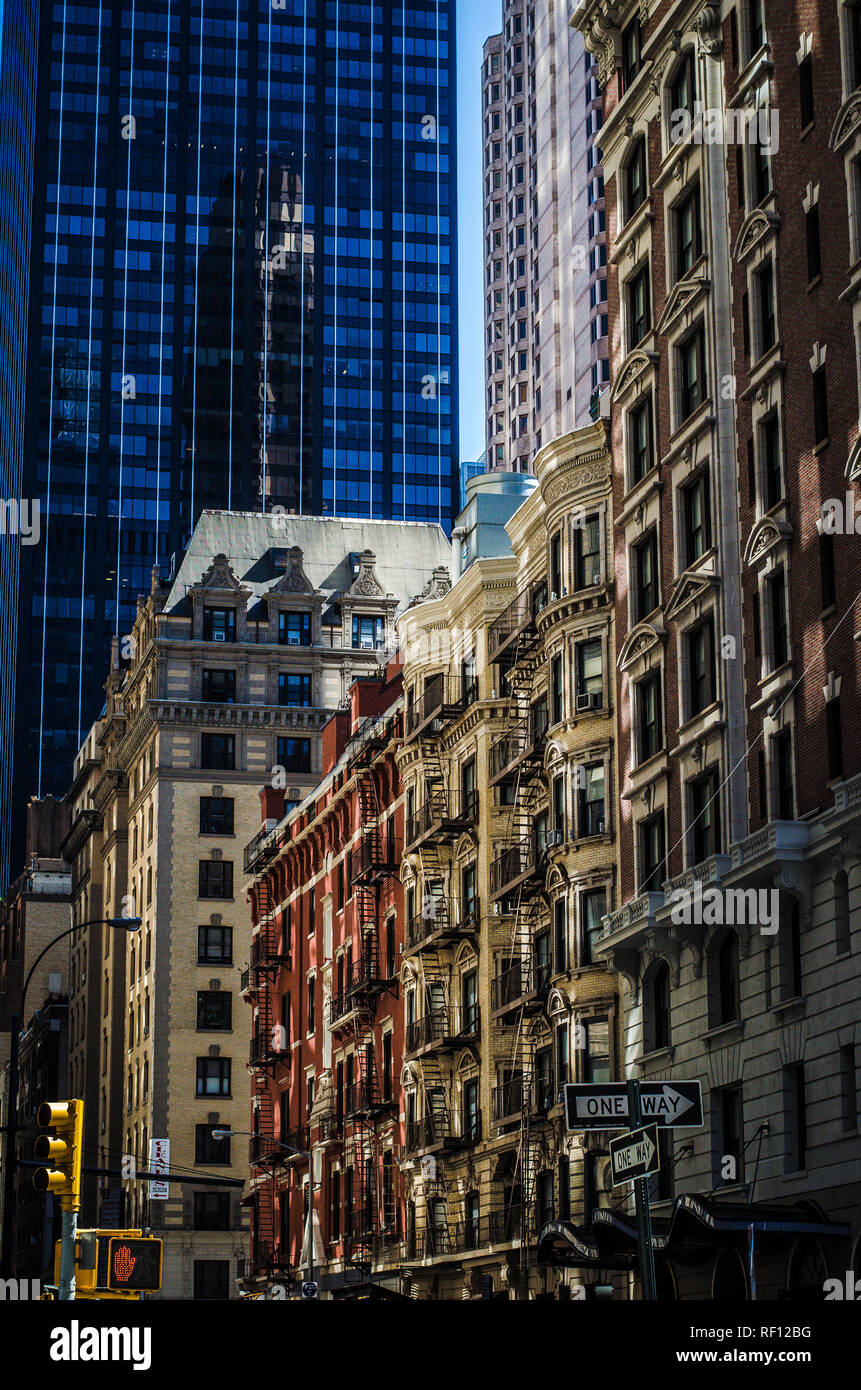 old and new architecture in New York City, USA Stock Photo - Alamy