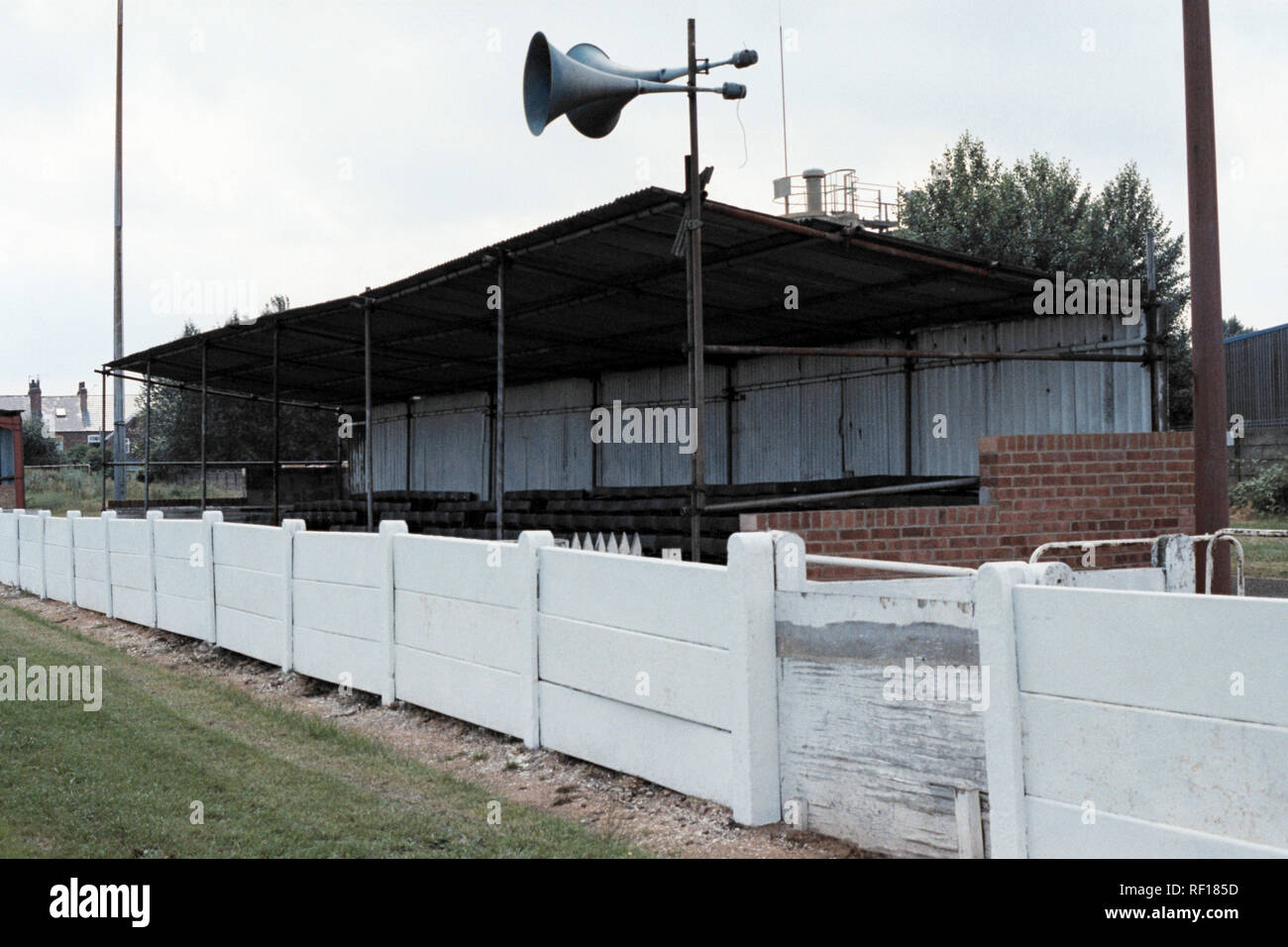 Covered area at Sutton Town FC Football Ground, Priestsic Road, Sutton ...