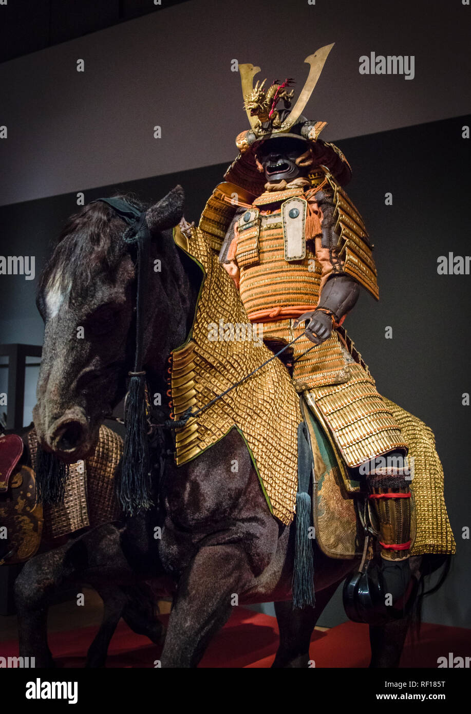 Samurai on horseback hi-res stock photography and images - Alamy