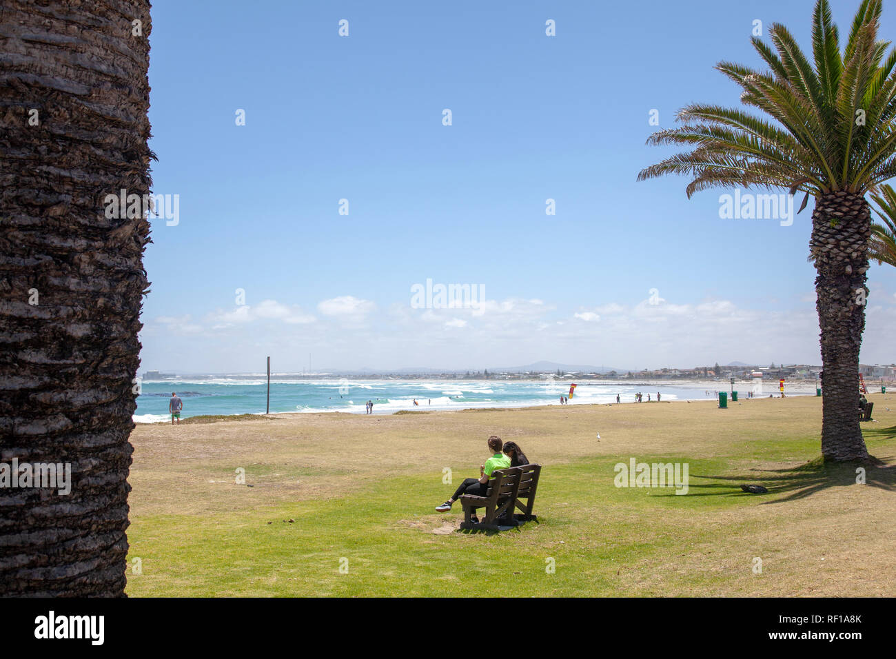 Melkbosstrand Beach in Western Cape, Cape Town, South Africa Stock ...