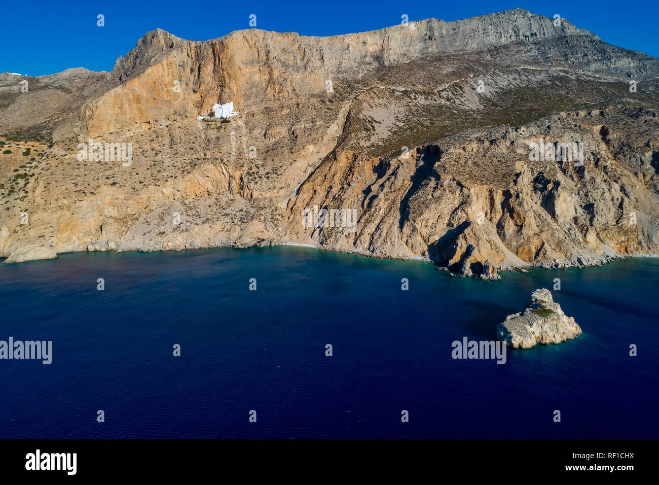 Panagia hozoviotissa amorgos monastery hi-res stock photography and ...