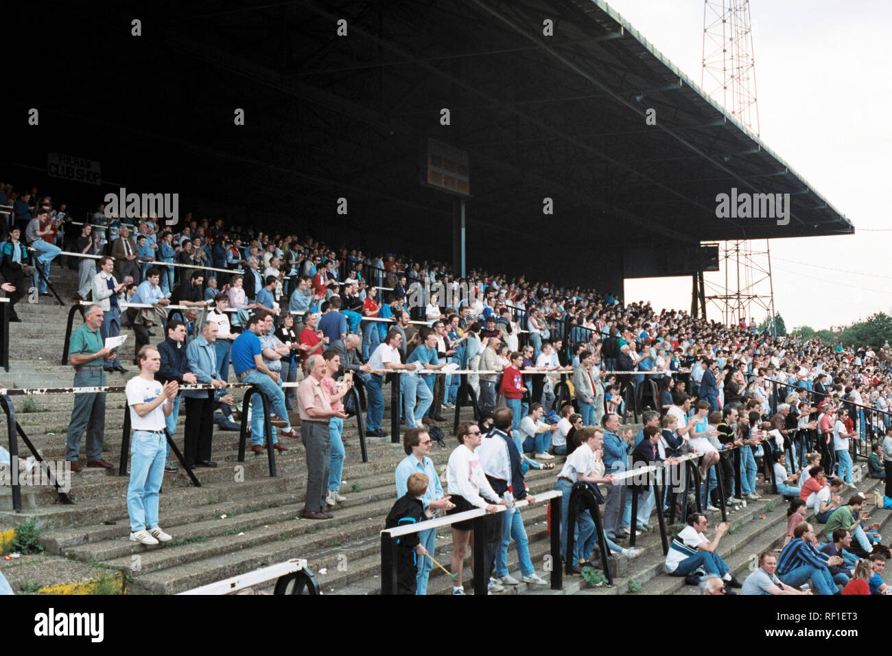 General view of Fulham FC Football Ground, Craven Cottage, Fulham ...