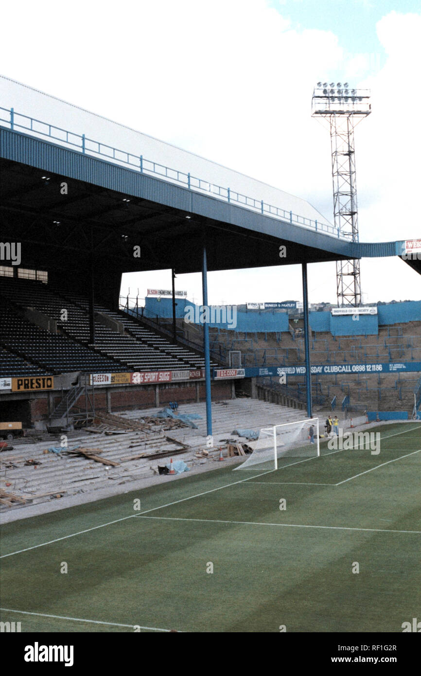 General view of Sheffield Wednesday FC Football Ground, Hillsborough ...