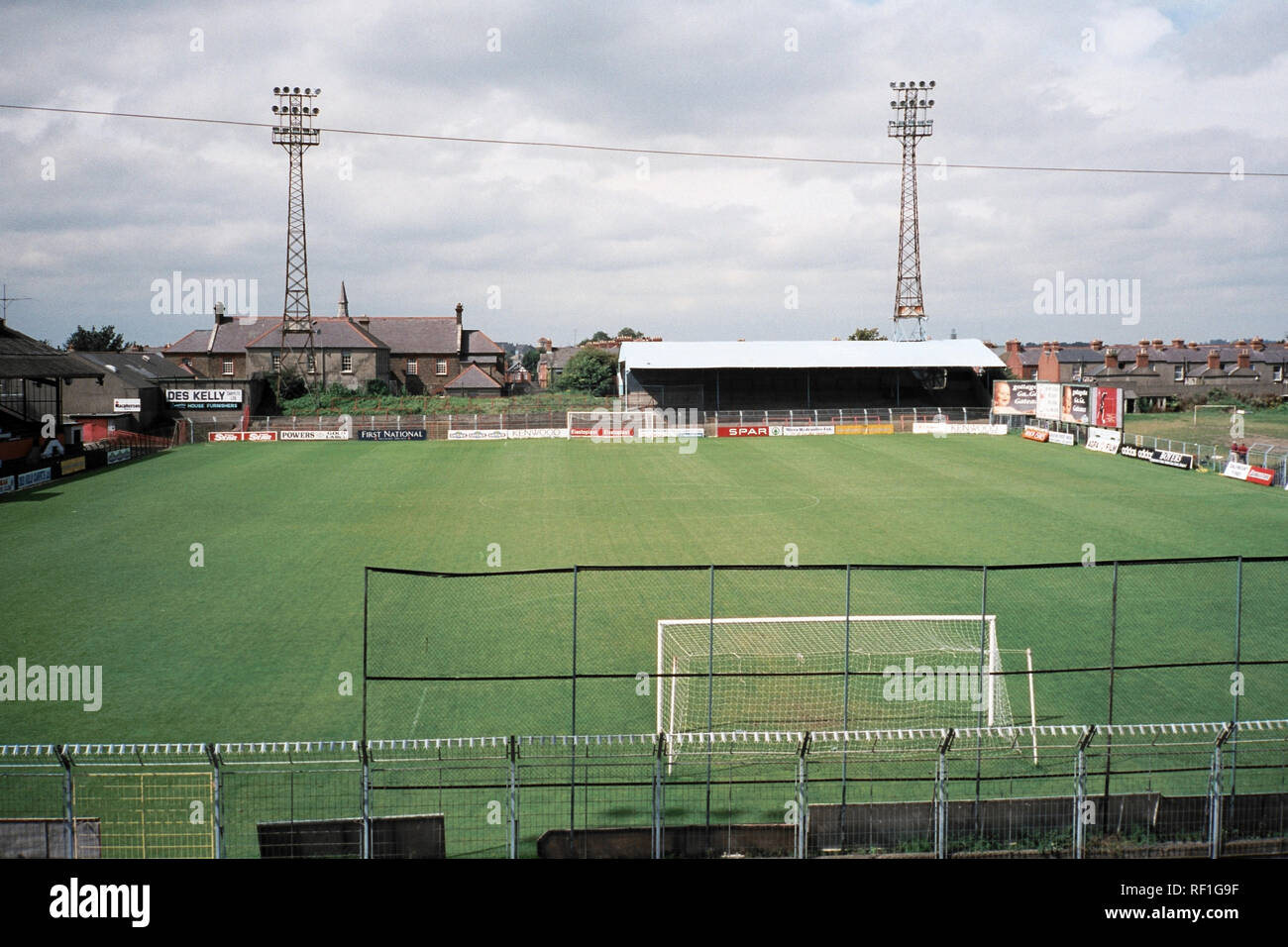 General view of Bohemian FC Football Ground, Dalymount Park ...