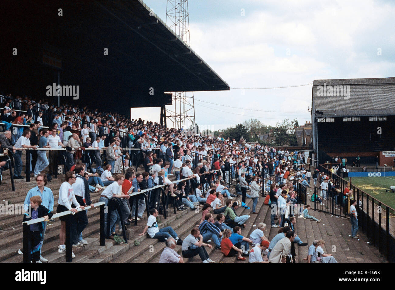 General view of Fulham FC Football Ground, Craven Cottage, Fulham ...