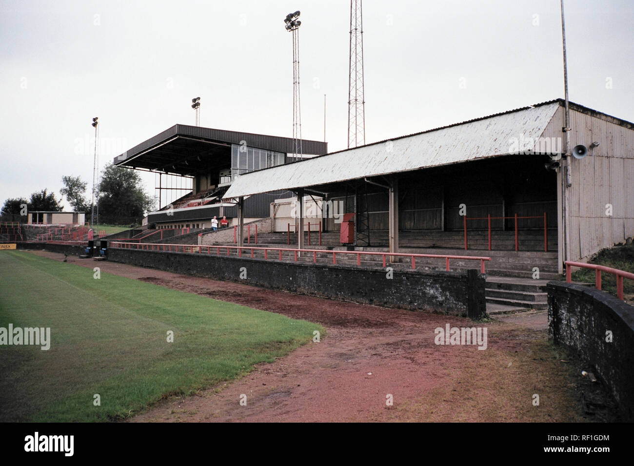 General view of Dumbarton FC Football Ground, Boghead Park, Dumbarton ...