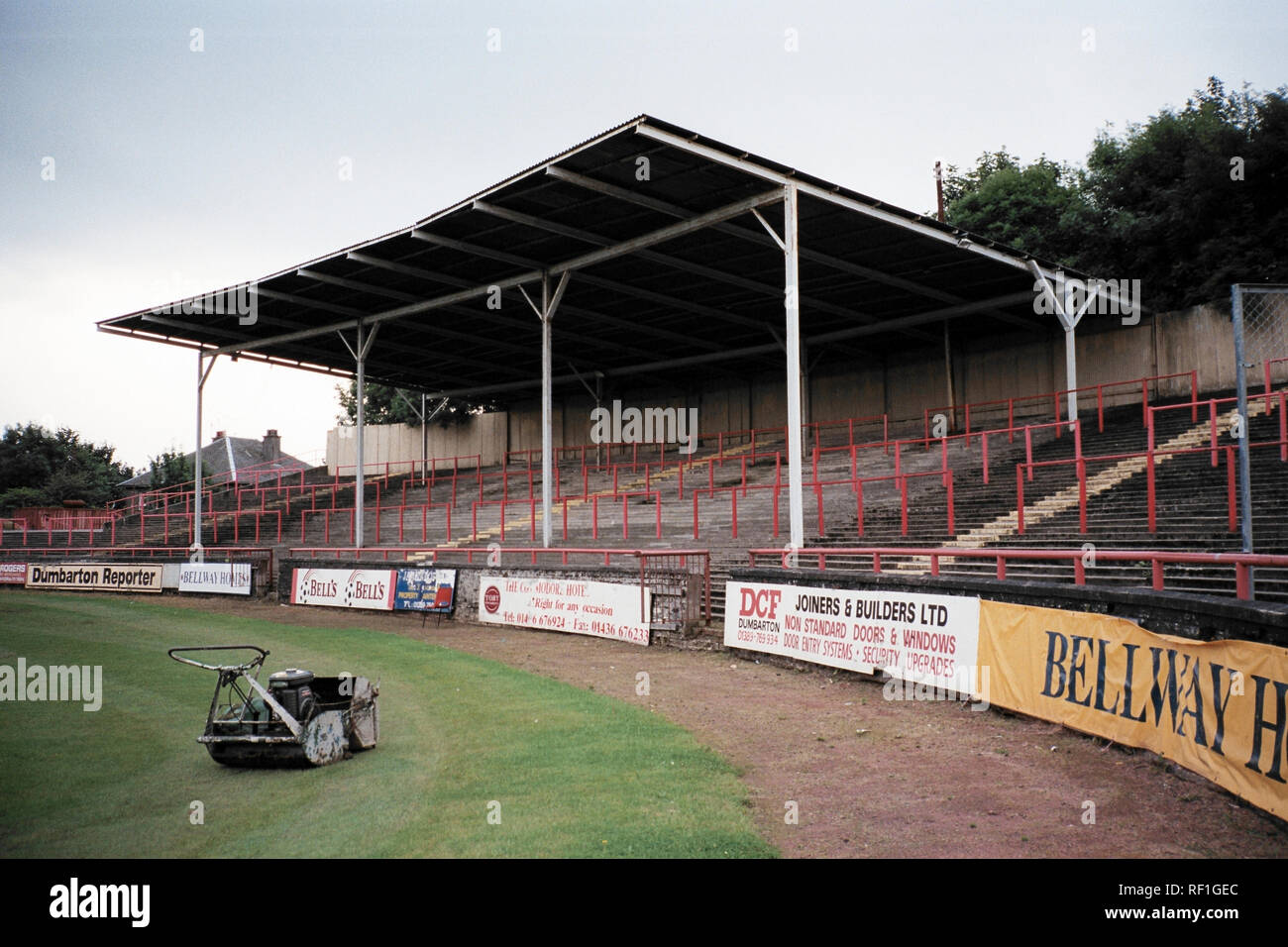 General view of Dumbarton FC Football Ground, Boghead Park, Dumbarton ...