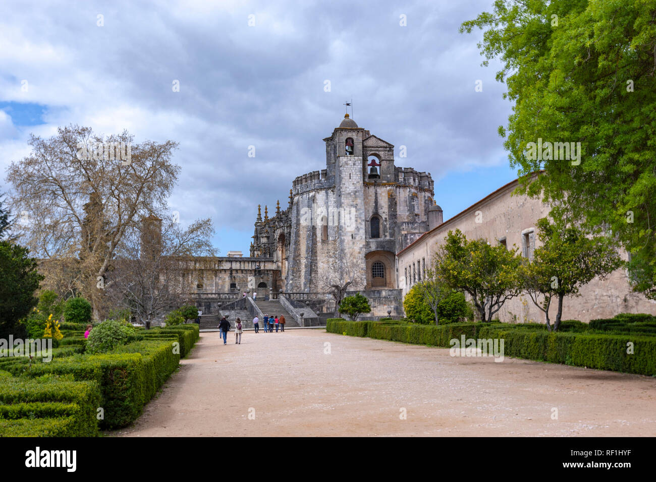 The main church of the Convent of Tomar constructed by the Knights ...