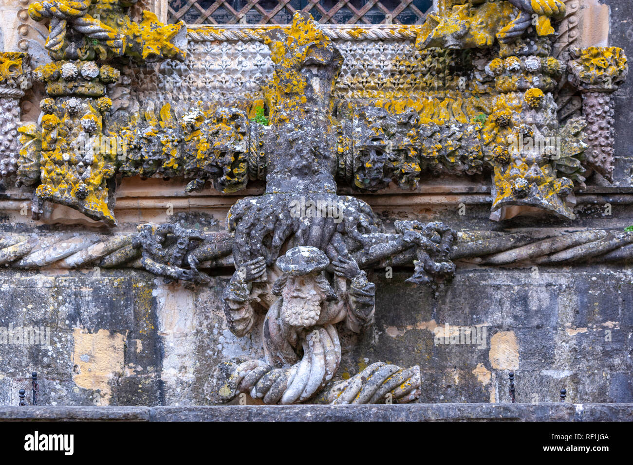 The famous chapter house window, made by Diogo de Arruda in 1510-1513 ...