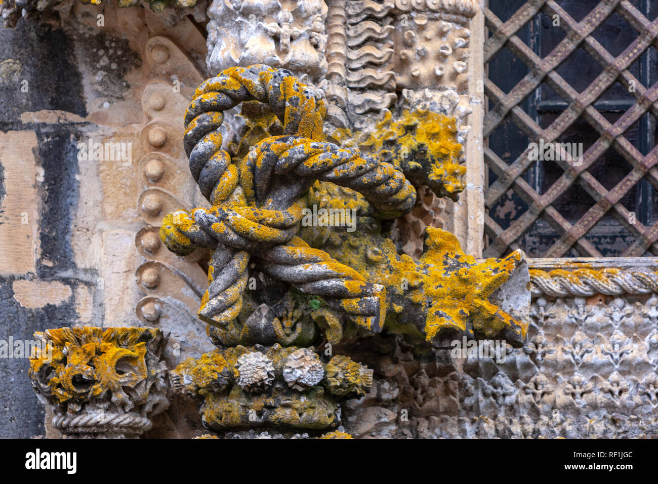 The famous chapter house window, made by Diogo de Arruda in 1510-1513 ...