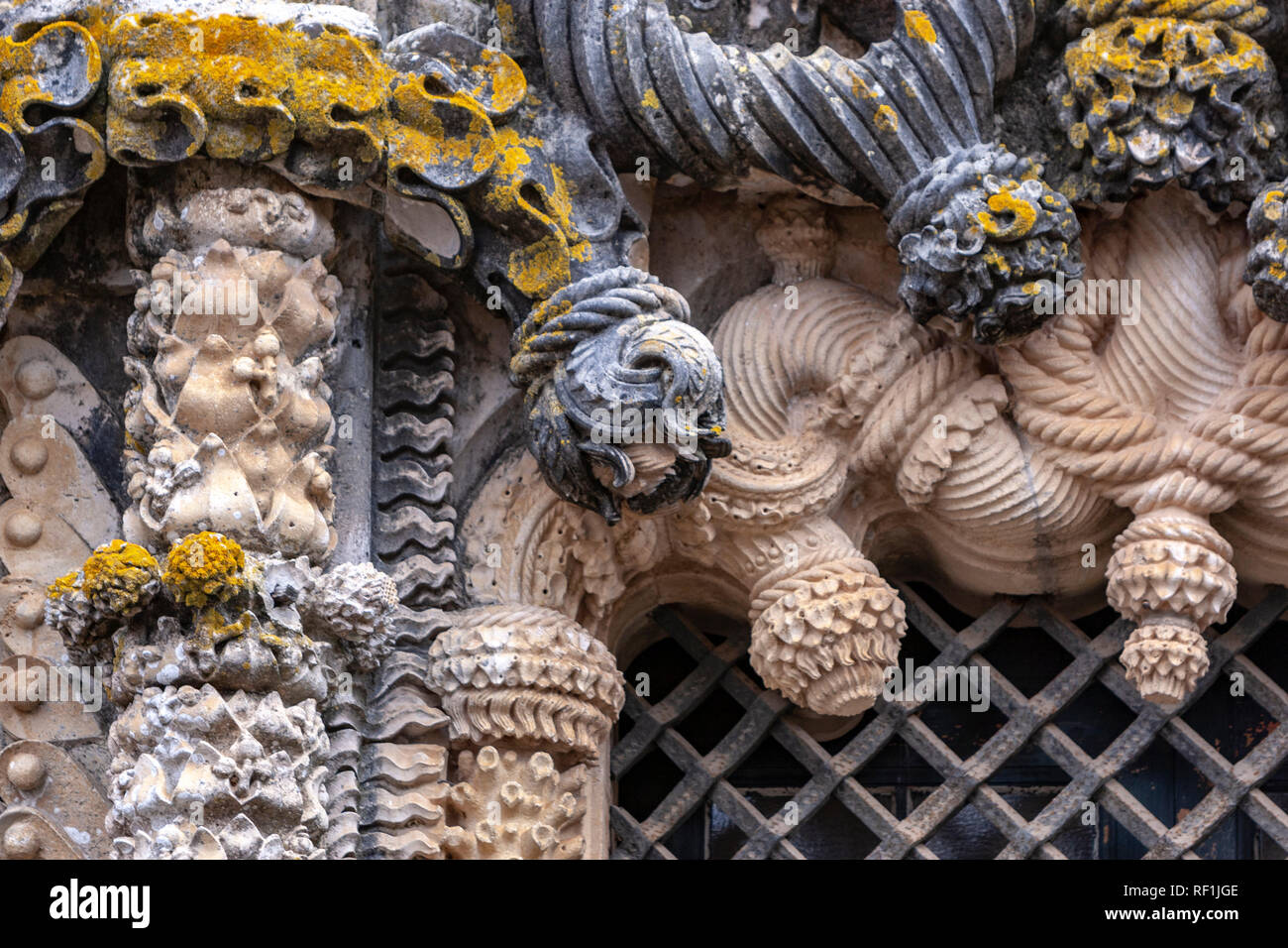 The famous chapter house window, made by Diogo de Arruda in 1510-1513 ...