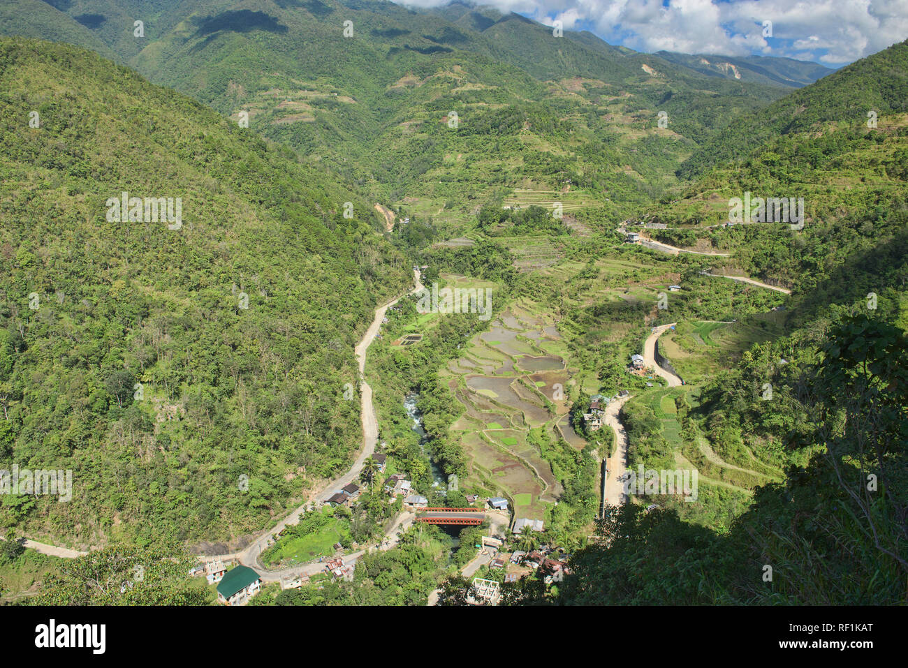 The beautiful UNESCO rice terraces in Hapao, Banaue, Mountain Province ...
