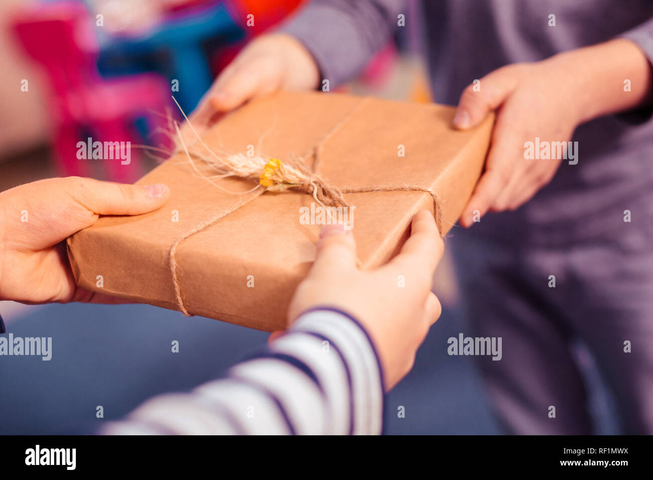 Taking gift hi-res stock photography and images - Alamy