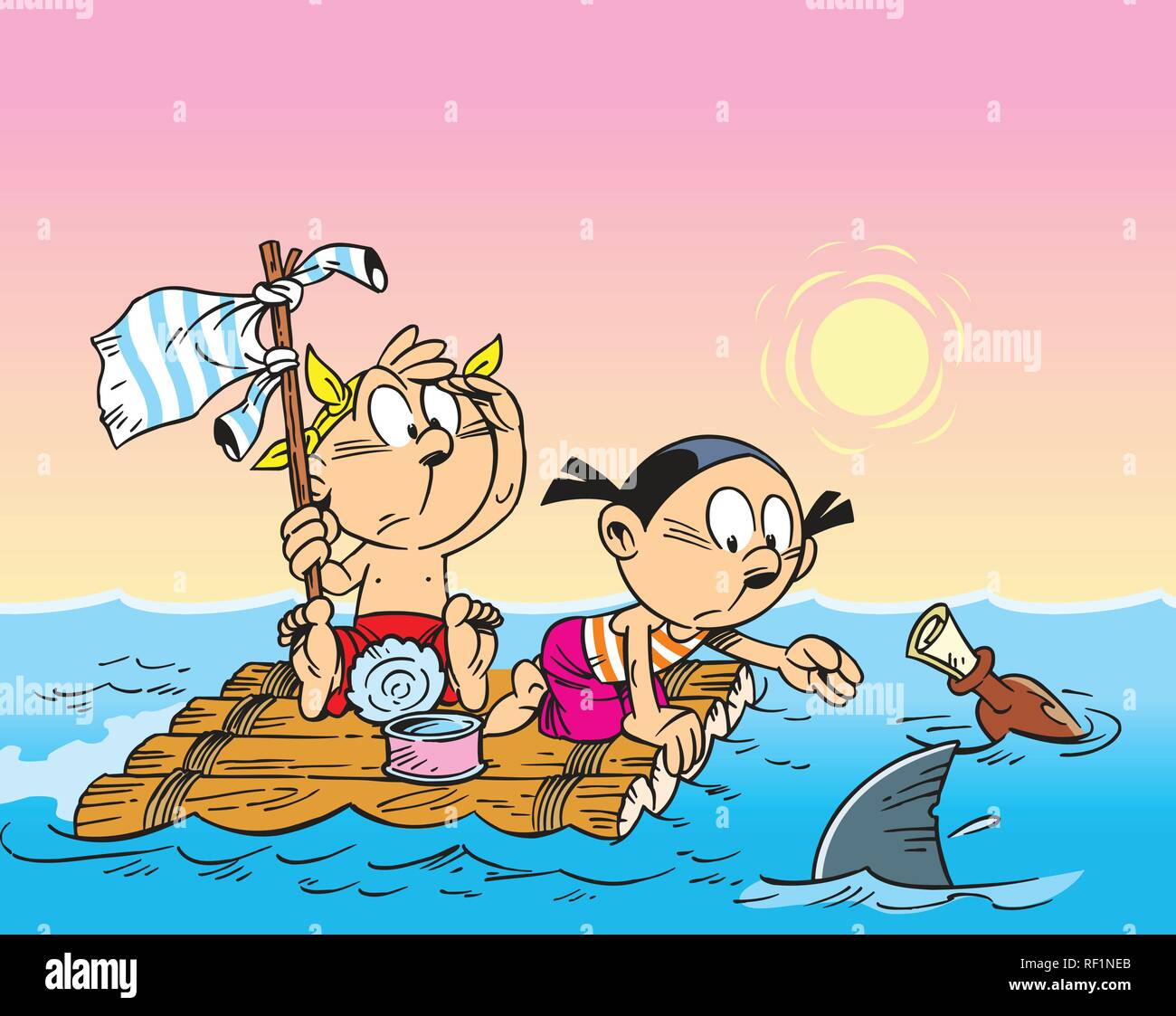 Raft captain Stock Vector Images - Alamy