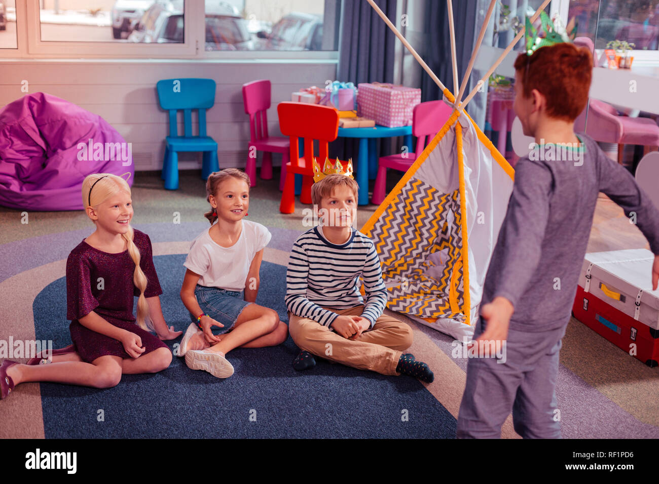 Boy Standing Opposite High Resolution Stock Photography and Images - Alamy