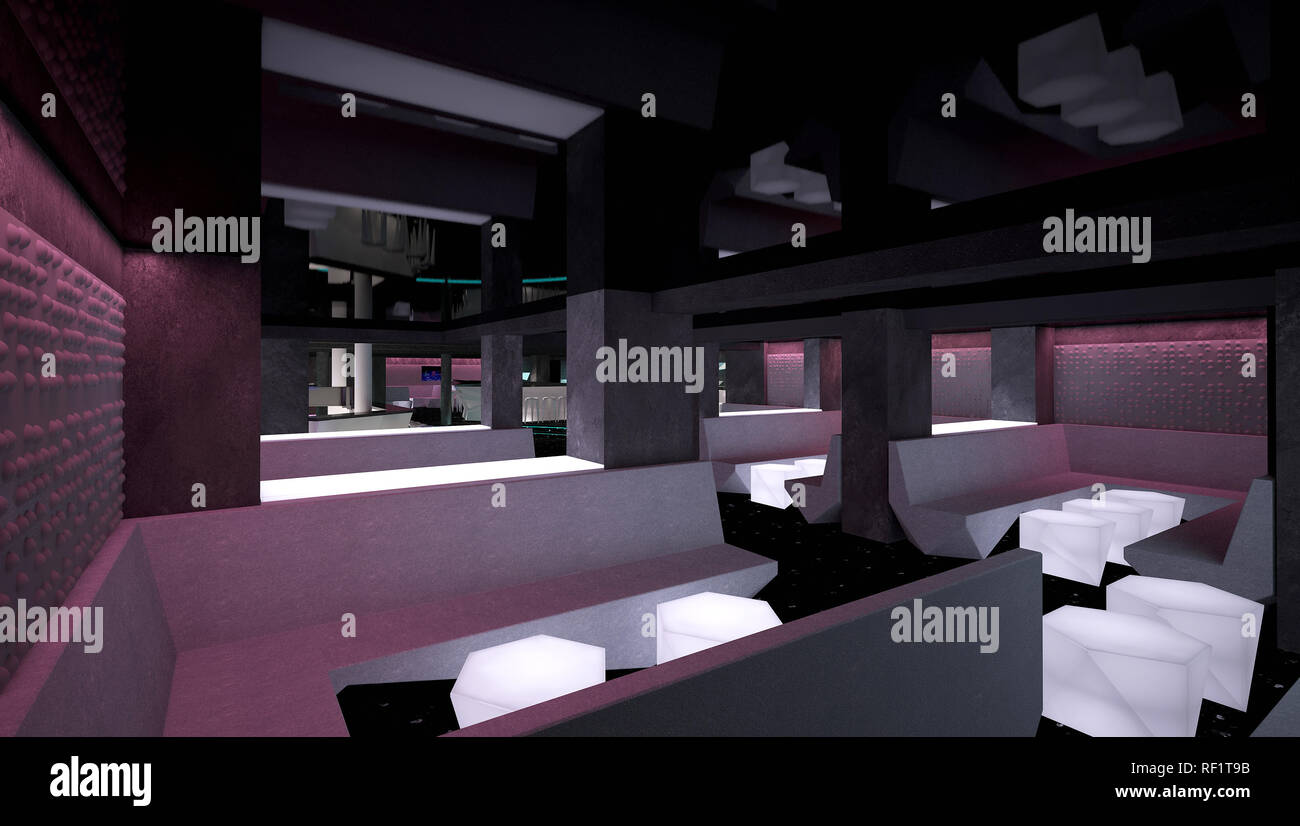 3d rendering of a bar, restaurant, pub Stock Photo - Alamy