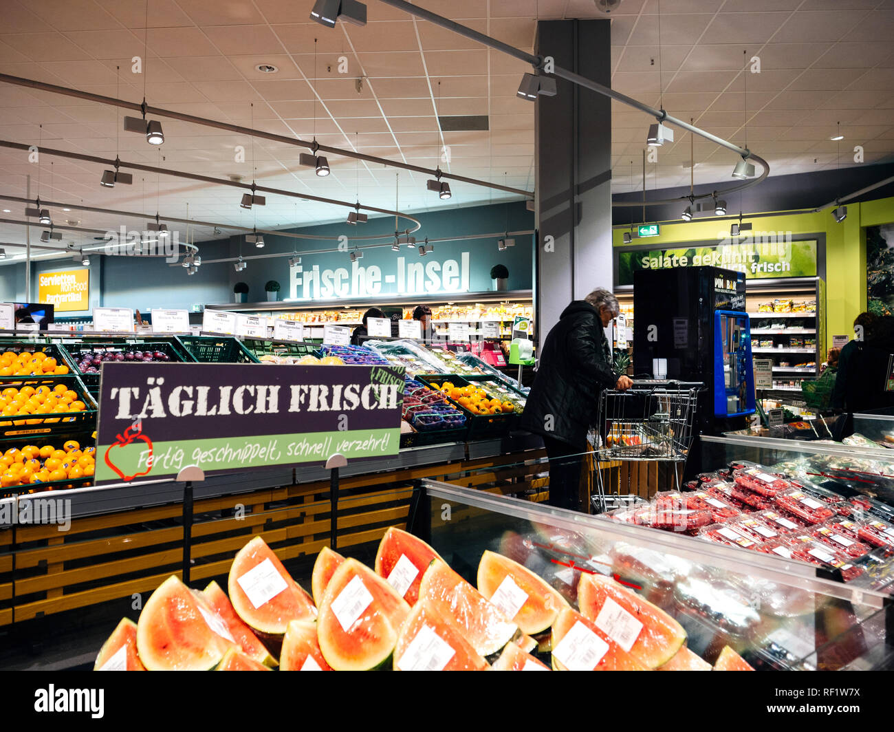 German menu fruits hi-res stock photography and images - Alamy