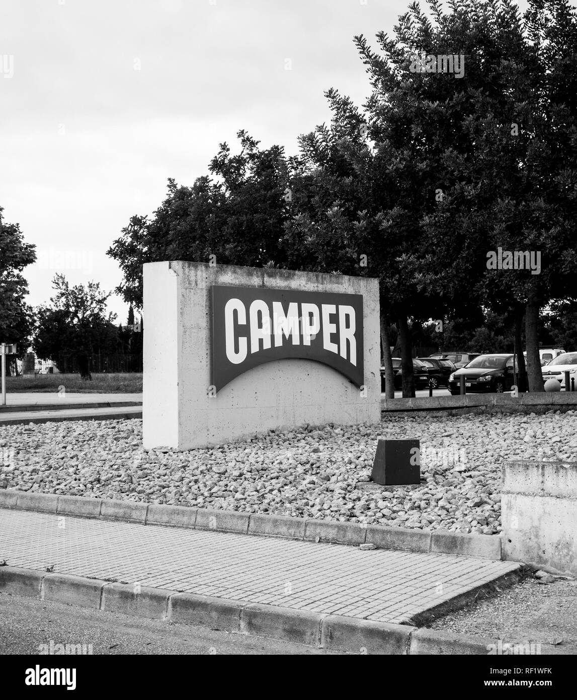 Footwear outlet Black and White Stock Photos & Images - Alamy