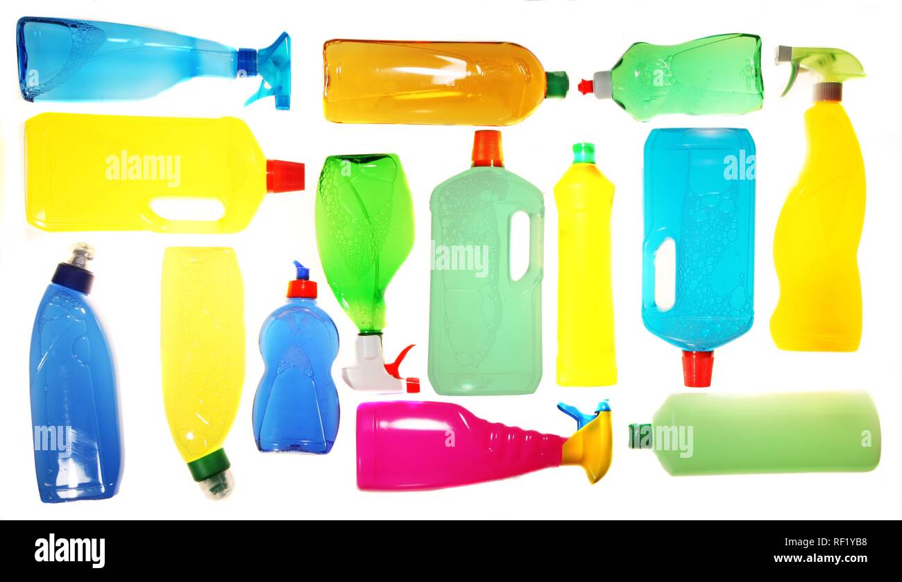 Bottles from high angle view Cut Out Stock Images & Pictures - Alamy