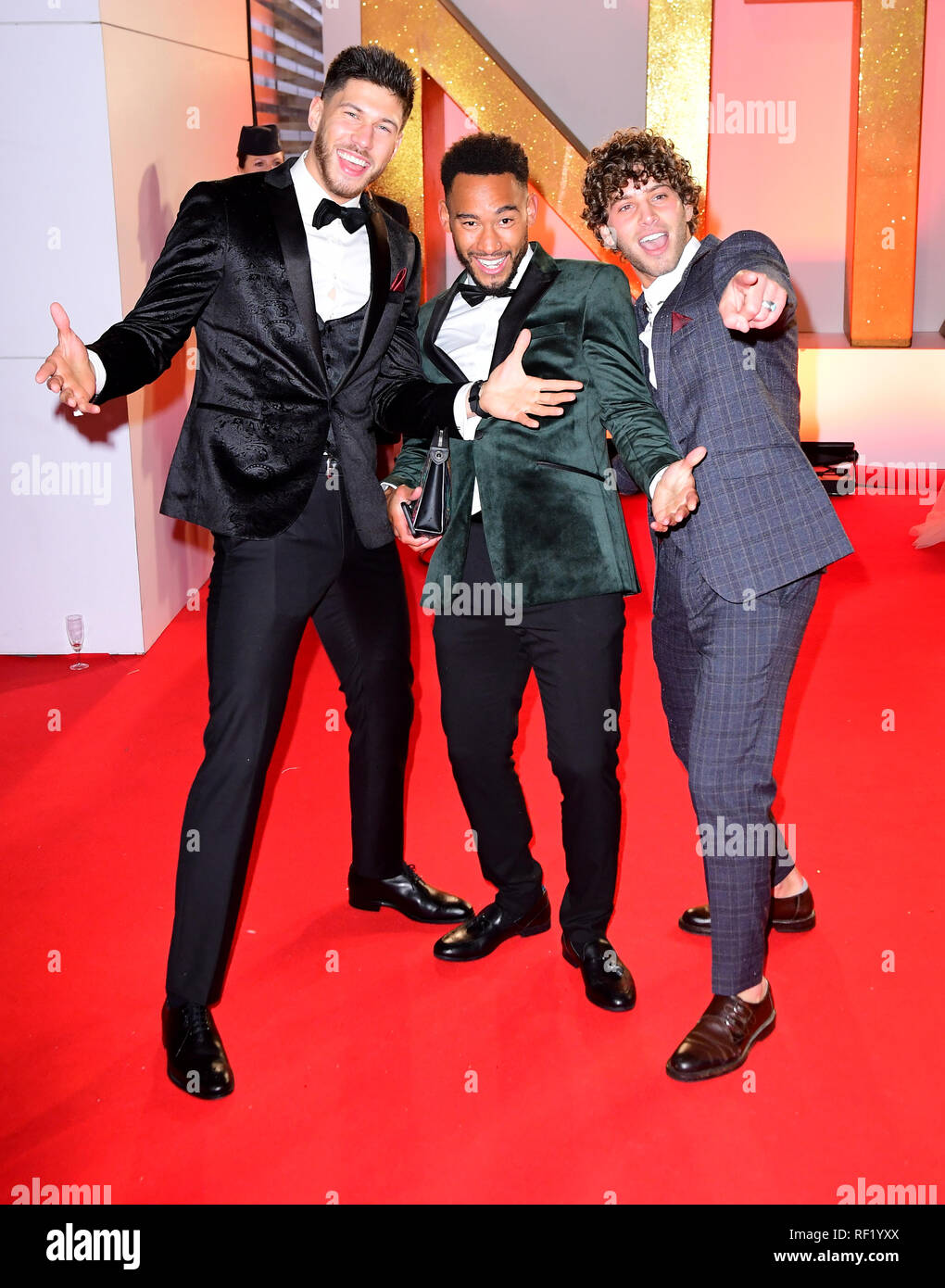 Jack Fowler, Josh Denzel and Eyal Booker attending the National ...