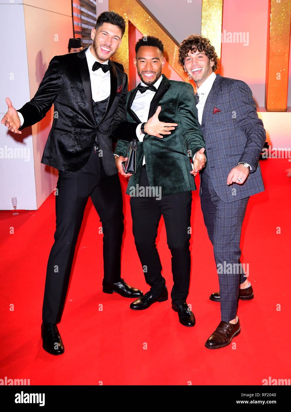 Jack Fowler, Josh Denzel and Eyal Booker attending the National ...