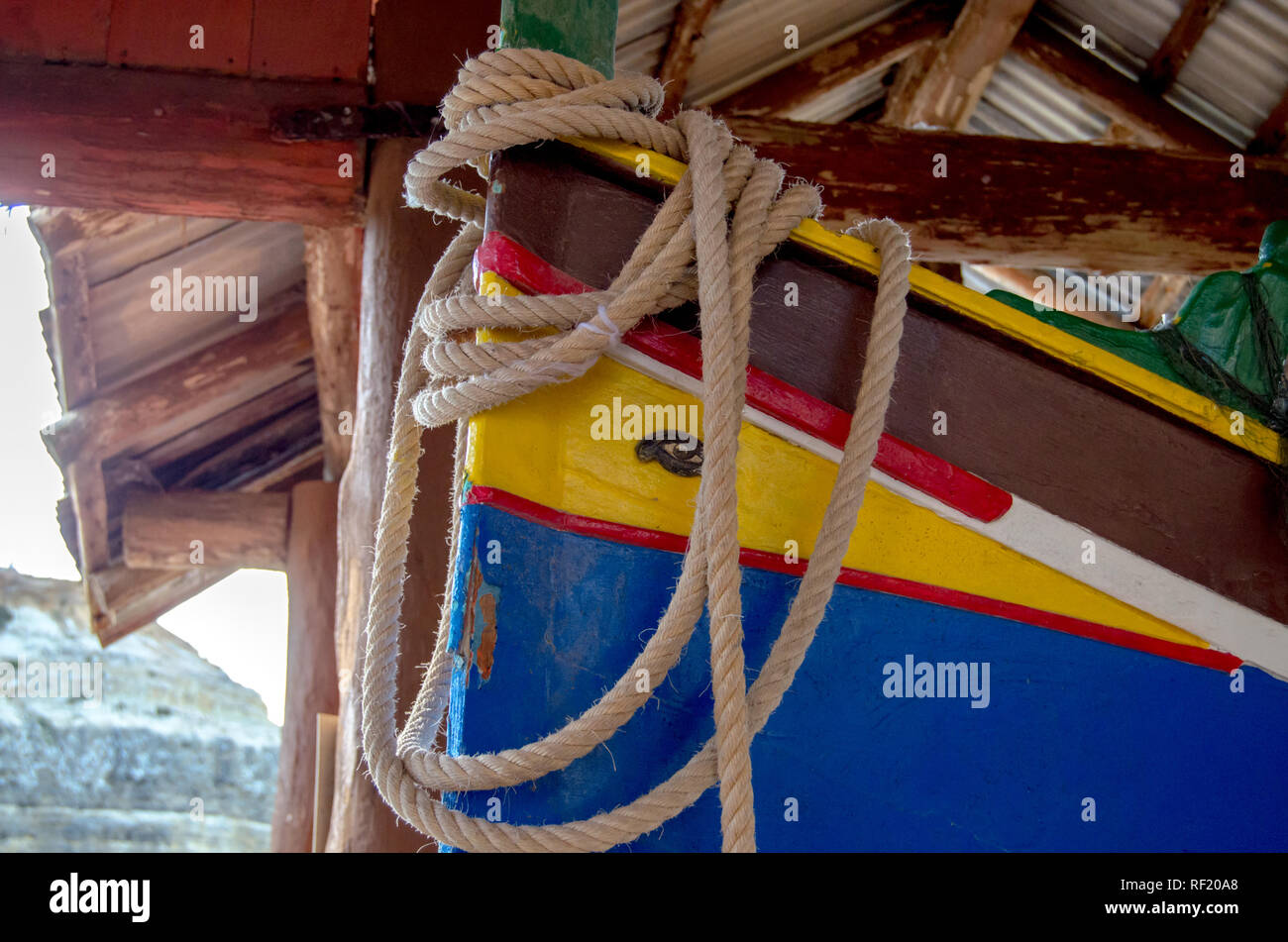 Mellieha, Malta, 30 december 2018 - Traditional colorfull maltese ...
