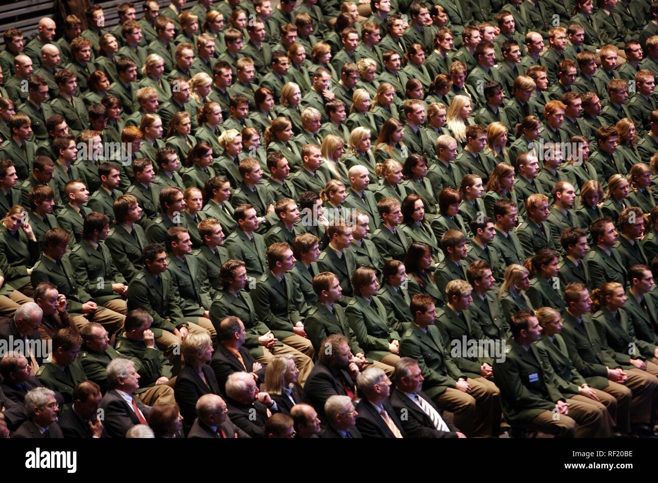 Swearing-in ceremony for 184 female and 316 male police recruits for ...