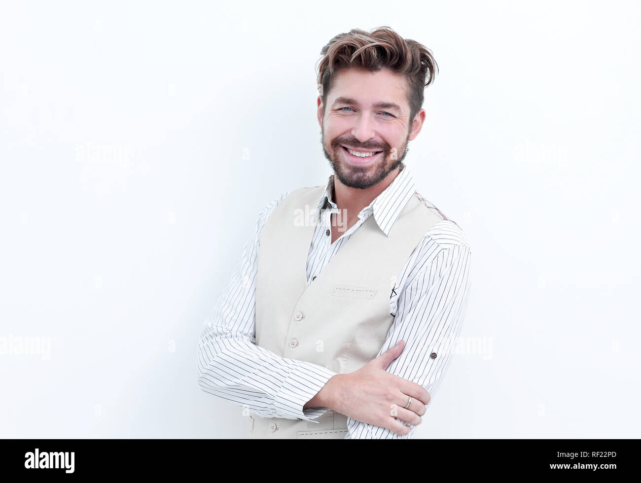 Man fixing collar hi-res stock photography and images - Alamy