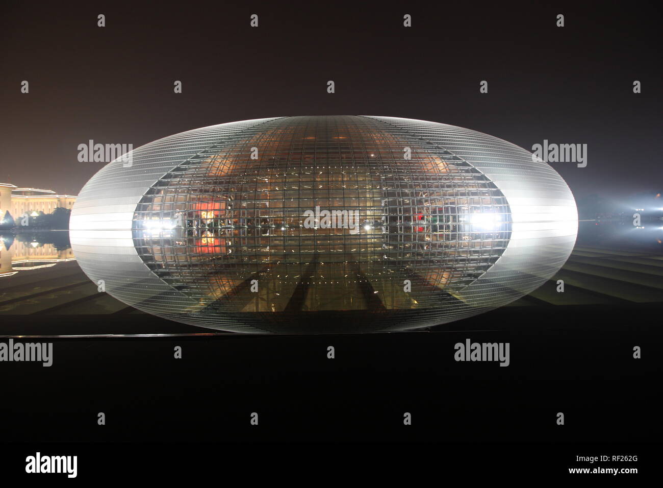 National Centre for the Performing Arts in Purple in Beijing, China ...