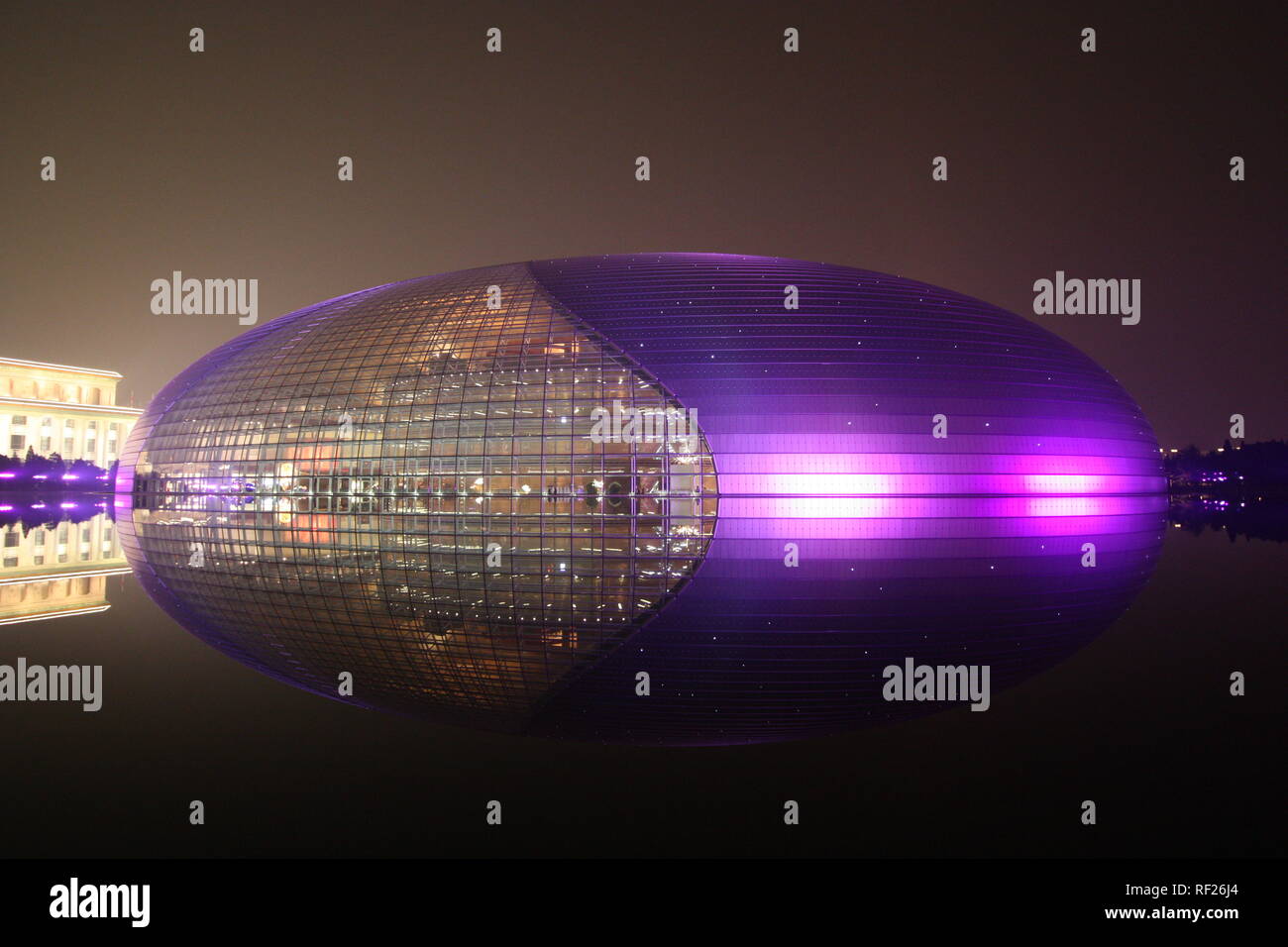 National Centre for the Performing Arts in Purple in Beijing, China ...